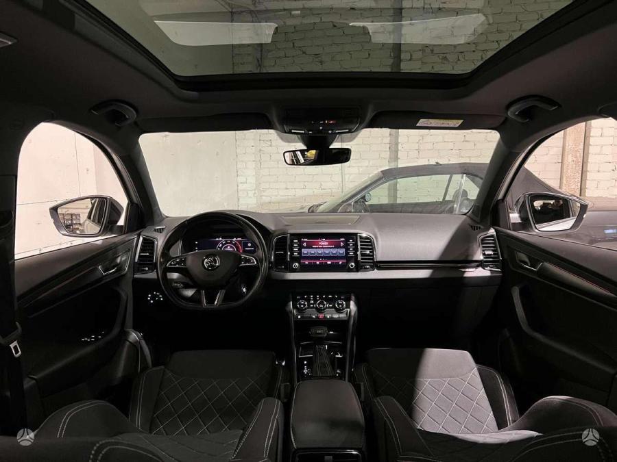 Grey Skoda Karoq 2019 in Klaipeda, with an engine capacity of 1.60 L and mileage of 173 thousand km for 17999 €, photo 19 on AUTOMOTO.COM.LV