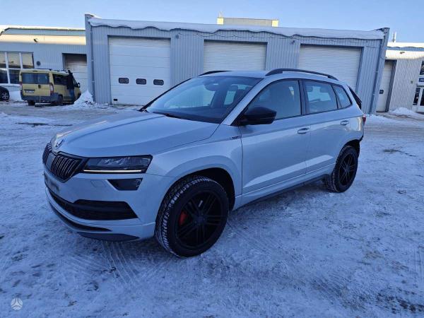 Grey Skoda Karoq 2019 in Klaipeda, with an engine capacity of 1.60 L and mileage of 167 thousand km for 9200 €, photo 1 on AUTOMOTO.COM.LV