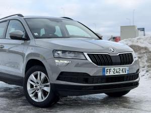 Grey Skoda Karoq 2019 in Taurage, with an engine capacity of 1.97 L and mileage of 170 thousand km for 13800 €, photo 8 on AUTOMOTO.COM.LV