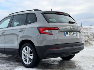 Grey Skoda Karoq 2019 in Taurage, with an engine capacity of 1.97 L and mileage of 170 thousand km for 13800 €, photo 21 on AUTOMOTO.COM.LV
