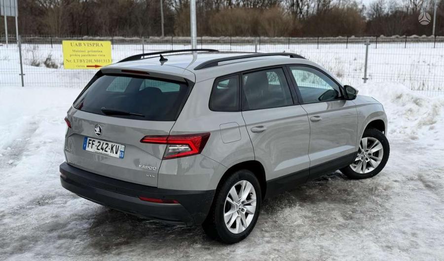 Grey Skoda Karoq 2019 in Taurage, with an engine capacity of 1.97 L and mileage of 170 thousand km for 13800 €, photo 22 on AUTOMOTO.COM.LV