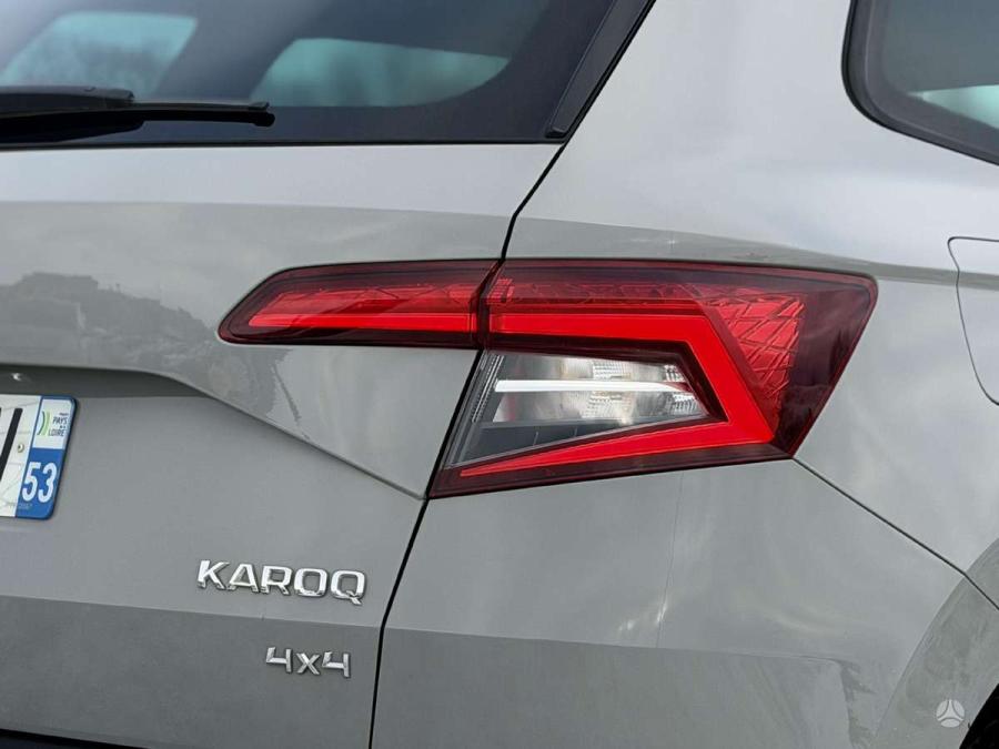 Grey Skoda Karoq 2019 in Taurage, with an engine capacity of 1.97 L and mileage of 170 thousand km for 13800 €, photo 25 on AUTOMOTO.COM.LV
