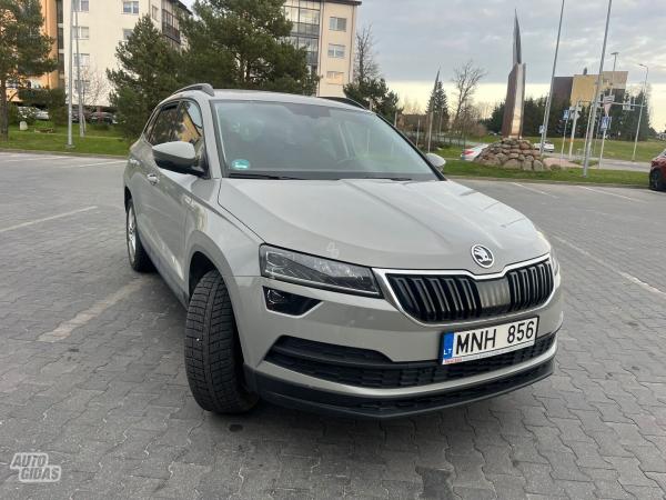 Grey Skoda Karoq 2019 in Klaipeda, with an engine capacity of 1.60 L and mileage of 188 thousand km for 15500 €, photo 1 on AUTOMOTO.COM.LV