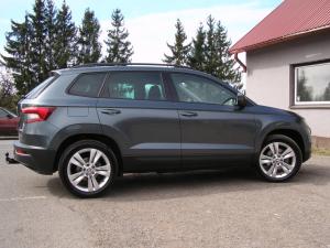 Pelēks Skoda Karoq 2019 Rīga, ar dzinēja tilpumu 2.00 L un nobraukumu 0 tūkst. km par 18950 €, foto 4 vietnē AUTOMOTO.COM.LV