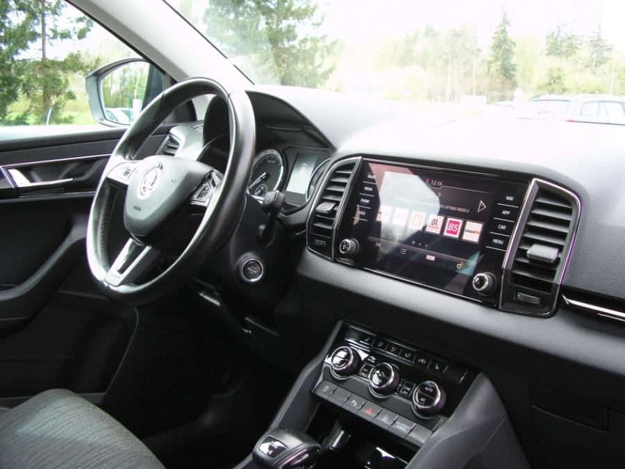 Pelēks Skoda Karoq 2019 Rīga, ar dzinēja tilpumu 2.00 L un nobraukumu 0 tūkst. km par 18950 €, foto 26 vietnē AUTOMOTO.COM.LV