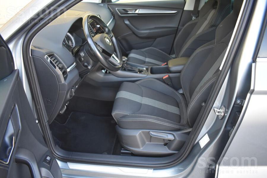Grey Skoda Karoq 2019 in Talsi, with an engine capacity of 2.00 L and mileage of 83 thousand km for 17500 €, photo 7 on AUTOMOTO.COM.LV