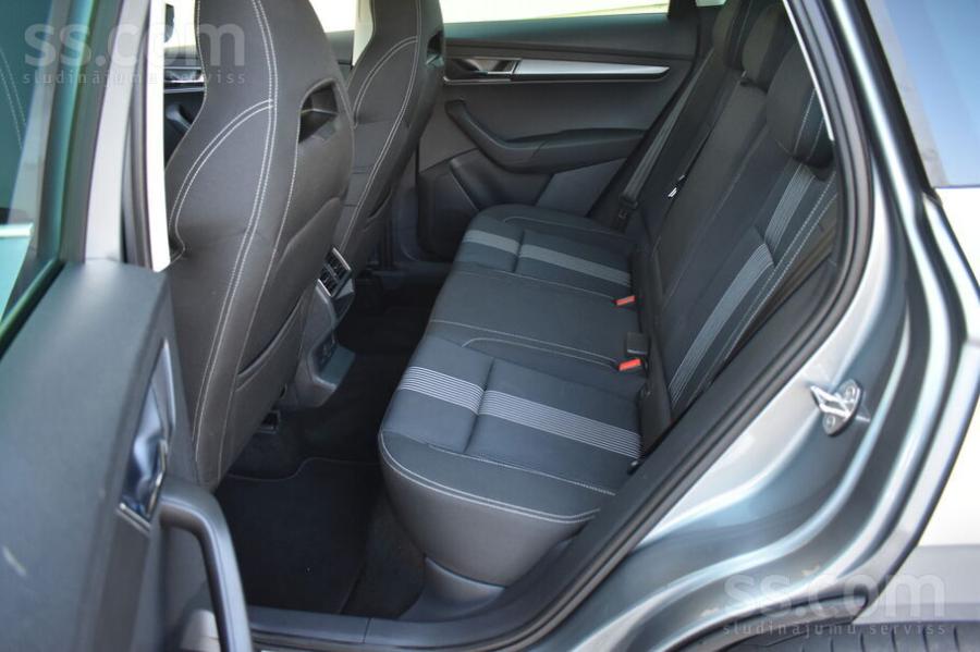 Grey Skoda Karoq 2019 in Talsi, with an engine capacity of 2.00 L and mileage of 83 thousand km for 17500 €, photo 9 on AUTOMOTO.COM.LV