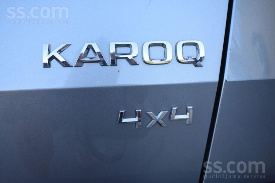 Grey Skoda Karoq 2019 in Talsi, with an engine capacity of 2.00 L and mileage of 83 thousand km for 17500 €, photo 12 on AUTOMOTO.COM.LV