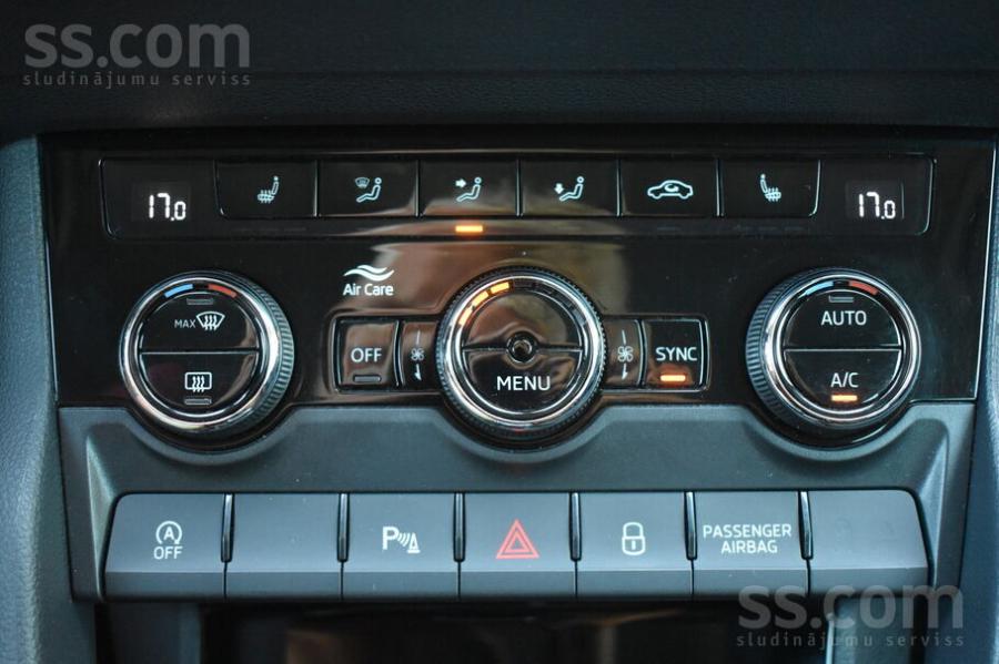 Grey Skoda Karoq 2019 in Talsi, with an engine capacity of 2.00 L and mileage of 83 thousand km for 17500 €, photo 18 on AUTOMOTO.COM.LV