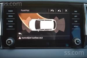 Grey Skoda Karoq 2019 in Talsi, with an engine capacity of 2.00 L and mileage of 83 thousand km for 17500 €, photo 25 on AUTOMOTO.COM.LV