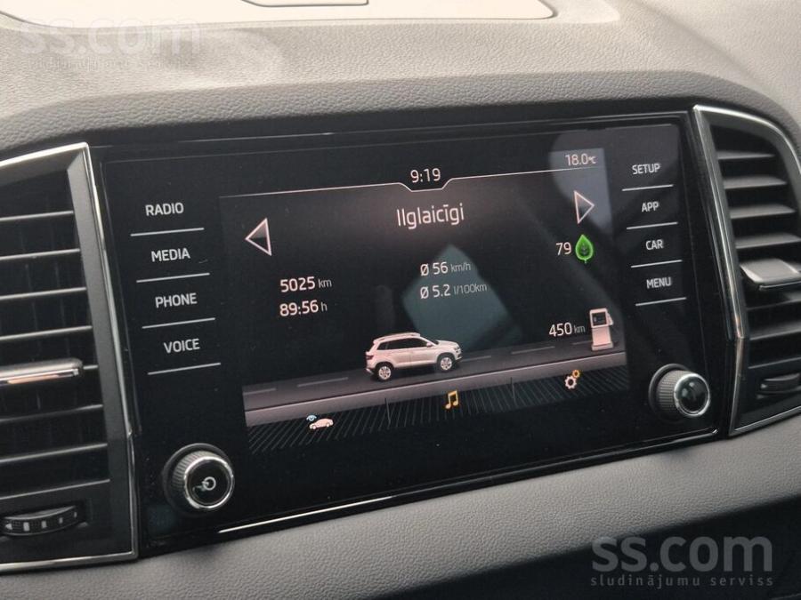 Pelēks Skoda Karoq 2019 Rīga, ar dzinēja tilpumu 2.00 L un nobraukumu 199 tūkst. km par 15990 €, foto 19 vietnē AUTOMOTO.COM.LV