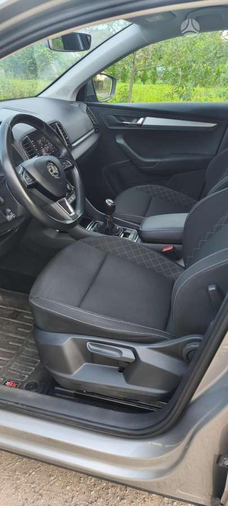 Pelēks Skoda Karoq 2019 Šalčininkai, ar dzinēja tilpumu 1.60 L un nobraukumu 237 tūkst. km par 9500 €, foto 10 vietnē AUTOMOTO.COM.LV