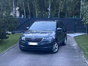 Pelēks Skoda Karoq 2019 Viļņa, ar dzinēja tilpumu 1.60 L un nobraukumu 207 tūkst. km par 13200 €, foto  vietnē AUTOMOTO.COM.LV