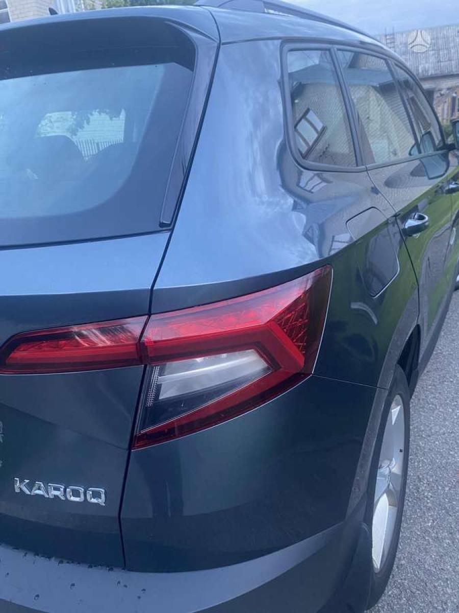 Grey Skoda Karoq 2019 in Vilnius, with an engine capacity of 1.60 L and mileage of 207 thousand km for 13200 €, photo 11 on AUTOMOTO.COM.LV
