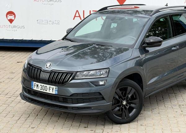 Grey Skoda Karoq 2019 in Taurage, with an engine capacity of 1.97 L and mileage of 248 thousand km for 14500 €, photo 3 on AUTOMOTO.COM.LV