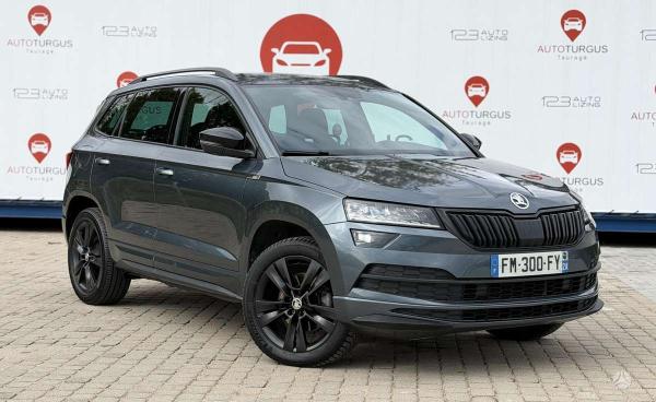 Grey Skoda Karoq 2019 in Taurage, with an engine capacity of 1.97 L and mileage of 248 thousand km for 14500 €, photo 4 on AUTOMOTO.COM.LV