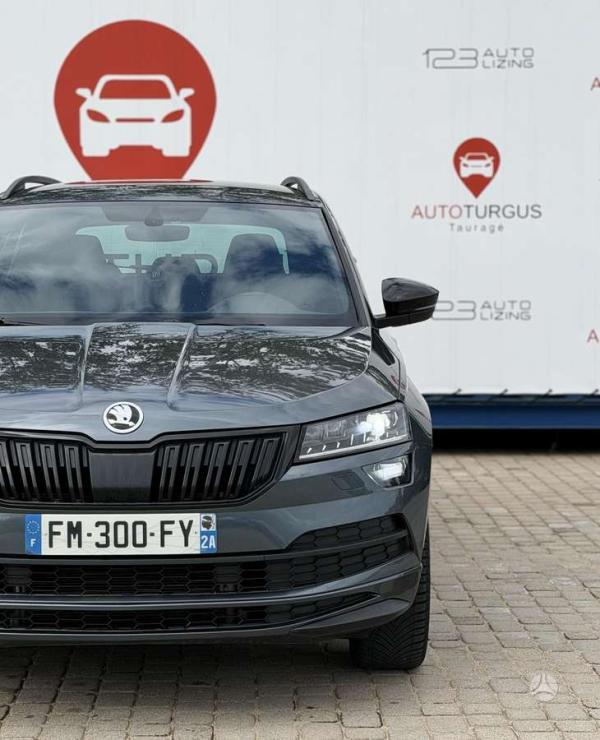 Grey Skoda Karoq 2019 in Taurage, with an engine capacity of 1.97 L and mileage of 248 thousand km for 14500 €, photo 7 on AUTOMOTO.COM.LV