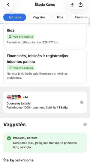 Pelēks Skoda Karoq 2019 Tauragė, ar dzinēja tilpumu 1.97 L un nobraukumu 248 tūkst. km par 14500 €, foto 53 vietnē AUTOMOTO.COM.LV