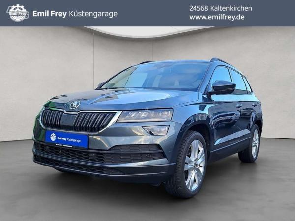 Pelēks Skoda Karoq 2020 Kauņa, ar dzinēja tilpumu 1.50 L un nobraukumu 98 tūkst. km par 24718 €, foto 1 vietnē AUTOMOTO.COM.LV