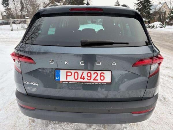 Grey Skoda Karoq 2020 in Kaunas, with an engine capacity of 1.50 L and mileage of 161 thousand km for 17100 €, photo 6 on AUTOMOTO.COM.LV