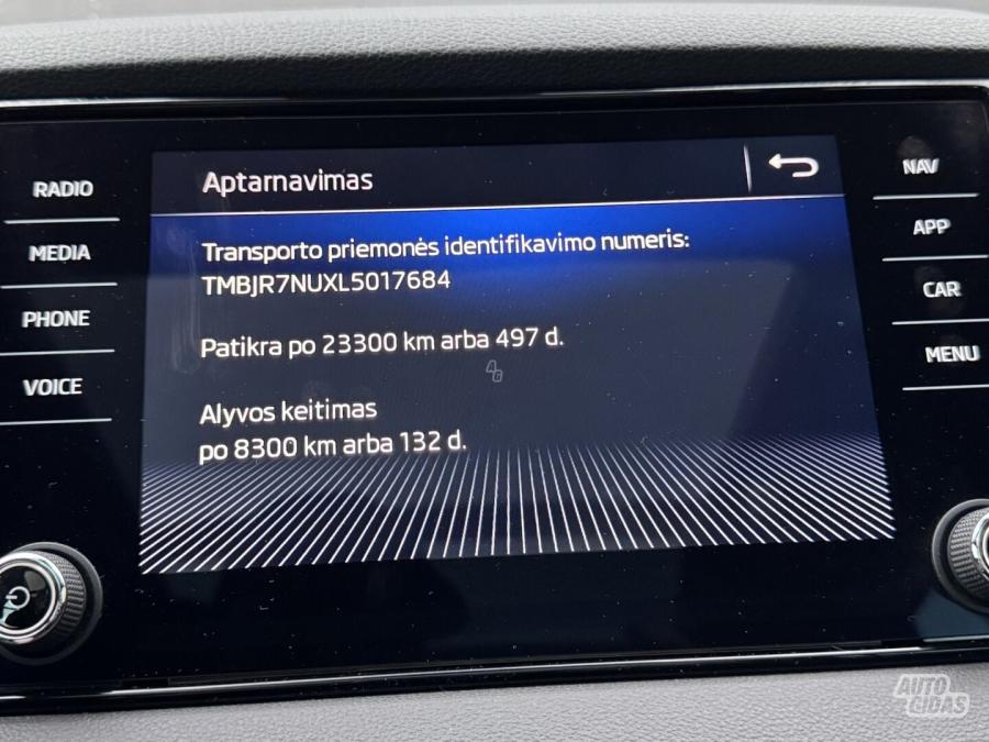 Pelēks Skoda Karoq 2020 Avižieniai, ar dzinēja tilpumu 1.50 L un nobraukumu 145 tūkst. km par 18500 €, foto 34 vietnē AUTOMOTO.COM.LV