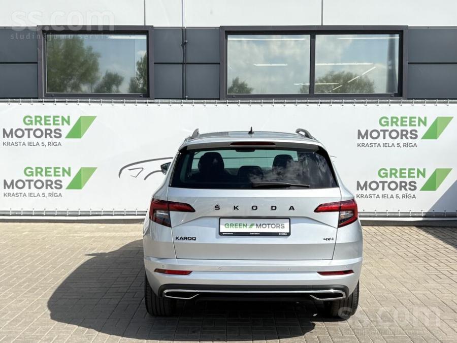 Grey Skoda Karoq 2020 in Riga, with an engine capacity of 2.00 L and mileage of 133 thousand km for 21500 €, photo 9 on AUTOMOTO.COM.LV