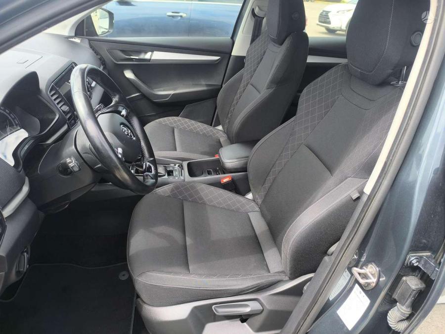 Grey Skoda Karoq 2020 in Panevezys, with an engine capacity of 1.97 L and mileage of 248 thousand km for 14500 €, photo 7 on AUTOMOTO.COM.LV