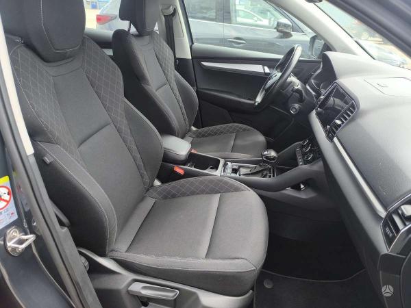 Grey Skoda Karoq 2020 in Panevezys, with an engine capacity of 1.97 L and mileage of 248 thousand km for 14500 €, photo 9 on AUTOMOTO.COM.LV