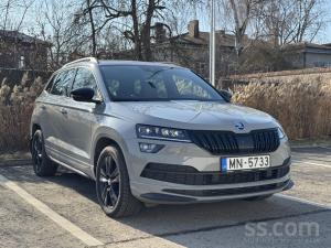Серый Шкода Karoq 2020 в Рига, объемом двигателя 2.00 л и пробегом 54 тыс. км за 24700 €, фото  на AUTOMOTO.COM.LV