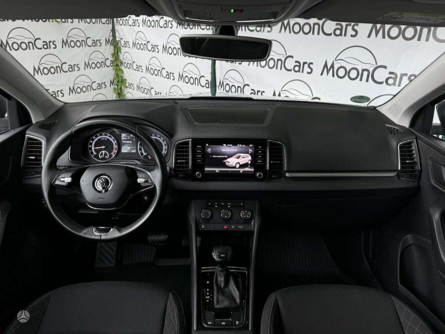 Grey Skoda Karoq 2020 in Vilnius, with an engine capacity of 1.97 L and mileage of 221 thousand km for 12900 €, photo 12 on AUTOMOTO.COM.LV