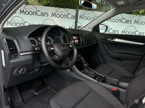 Grey Skoda Karoq 2020 in Vilnius, with an engine capacity of 1.97 L and mileage of 221 thousand km for 12700 €, photo 10 on AUTOMOTO.COM.LV
