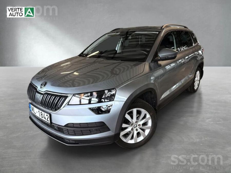 Pelēks Skoda Karoq 2020 Rīga, ar dzinēja tilpumu 1.50 L un nobraukumu 52 tūkst. km par 18990 €, foto 1 vietnē AUTOMOTO.COM.LV