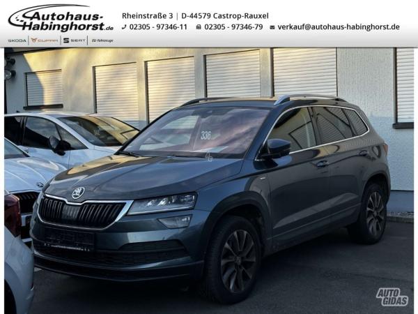 Pelēks Skoda Karoq 2021 Kauņa, ar dzinēja tilpumu 1.50 L un nobraukumu 52 tūkst. km par 27540 €, foto 1 vietnē AUTOMOTO.COM.LV