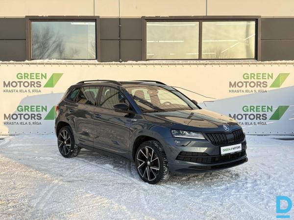 Grey Skoda Karoq 2021 in Tukums, with an engine capacity of 1.50 L and mileage of 61 thousand km for 23500 €, photo 4 on AUTOMOTO.COM.LV