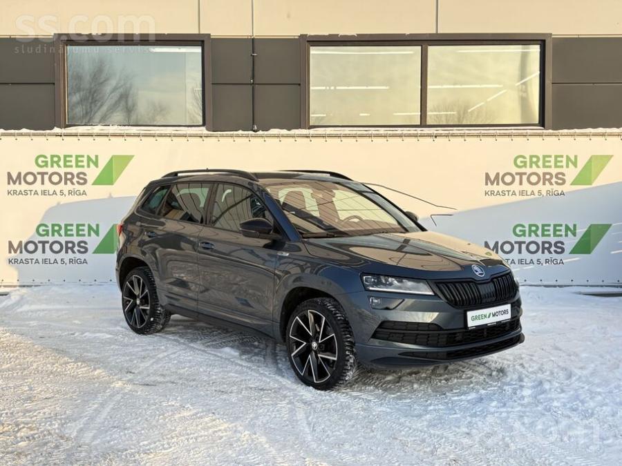 Pelēks Skoda Karoq 2021 Rīga, ar dzinēja tilpumu 1.50 L un nobraukumu 61 tūkst. km par 23500 €, foto 2 vietnē AUTOMOTO.COM.LV