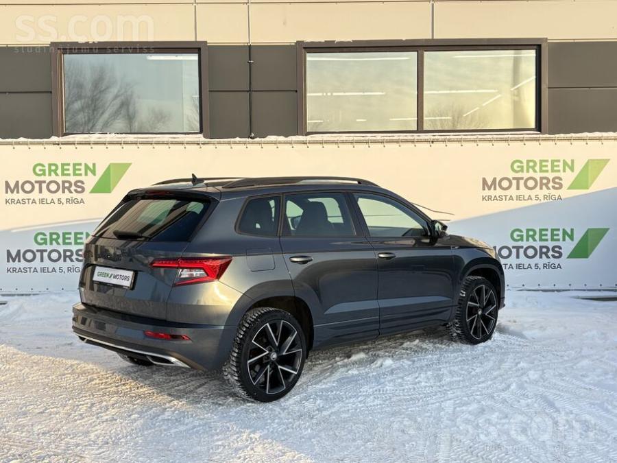 Pelēks Skoda Karoq 2021 Rīga, ar dzinēja tilpumu 1.50 L un nobraukumu 61 tūkst. km par 23500 €, foto 4 vietnē AUTOMOTO.COM.LV