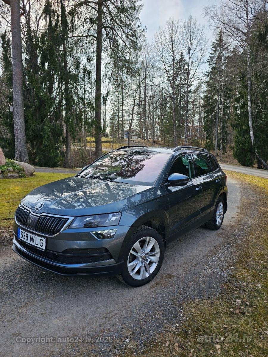 Grey Skoda Karoq 2021 in Torva, with an engine capacity of 1.50 L and mileage of 93 thousand km for 21000 €, photo 1 on AUTOMOTO.COM.LV