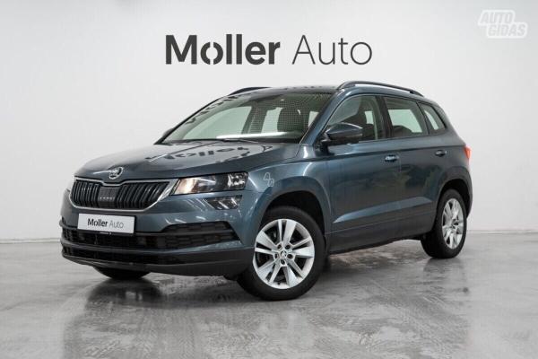 Grey Skoda Karoq 2021 in Vilnius, with an engine capacity of 2.00 L and mileage of 158 thousand km for 18600 €, photo 1 on AUTOMOTO.COM.LV