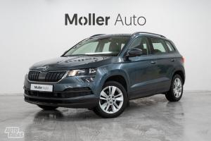 Grey Skoda Karoq 2021 in Vilnius, with an engine capacity of 2.00 L and mileage of 185 thousand km for 17800 €, photo  on AUTOMOTO.COM.LV