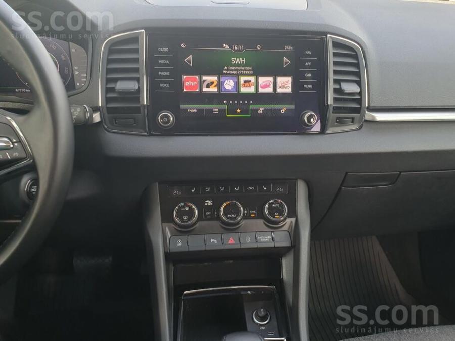 Серый Шкода Karoq 2021 в Рига, объемом двигателя 1.50 л и пробегом 68 тыс. км за 21900 €, фото 18 на AUTOMOTO.COM.LV