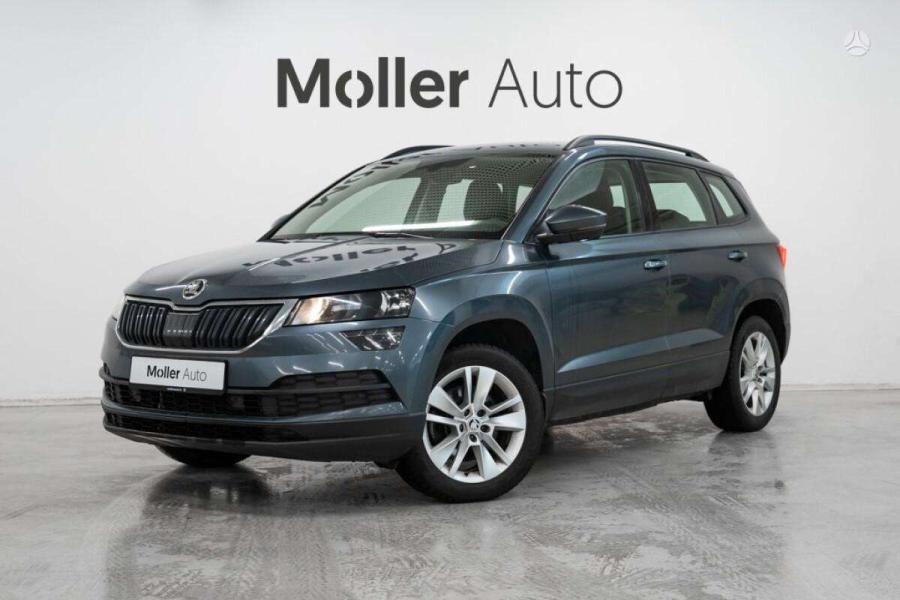 Grey Skoda Karoq 2021 in Vilnius, with an engine capacity of 2.00 L and mileage of 175 thousand km for 16600 €, photo 1 on AUTOMOTO.COM.LV