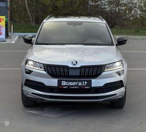 Grey Skoda Karoq 2021 in Vilnius, with an engine capacity of 1.50 L and mileage of 200 thousand km for 18990 €, photo 3 on AUTOMOTO.COM.LV