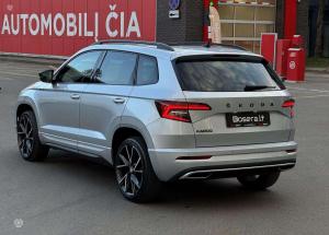 Grey Skoda Karoq 2021 in Vilnius, with an engine capacity of 1.50 L and mileage of 200 thousand km for 18990 €, photo 6 on AUTOMOTO.COM.LV