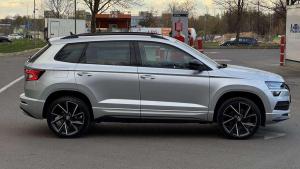 Grey Skoda Karoq 2021 in Vilnius, with an engine capacity of 1.50 L and mileage of 200 thousand km for 18990 €, photo 9 on AUTOMOTO.COM.LV