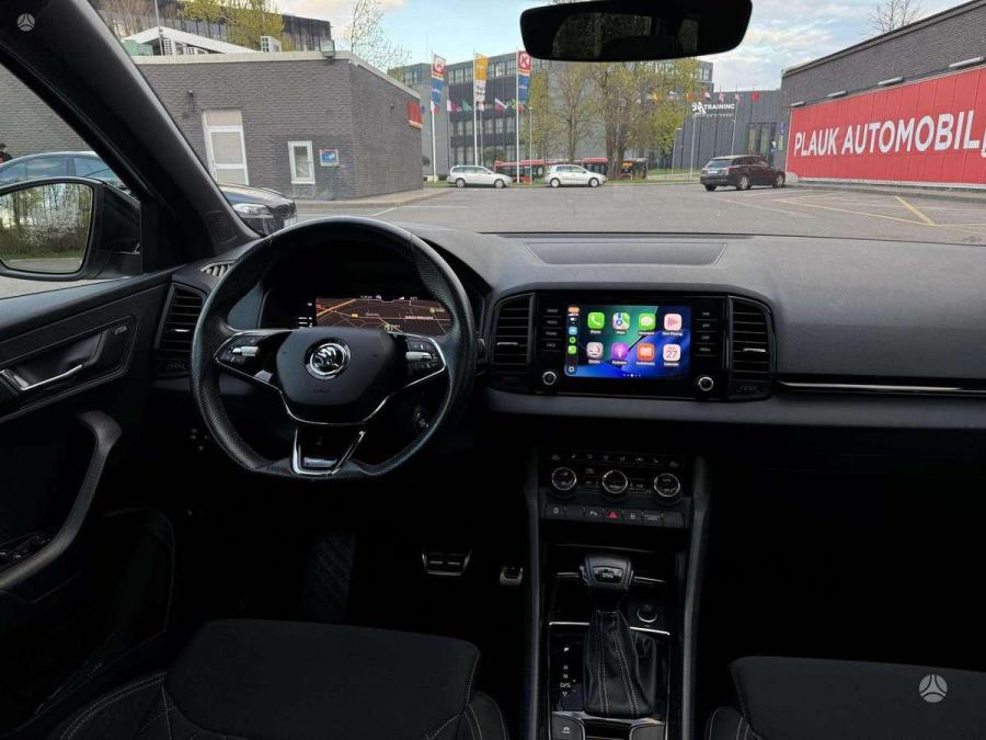 Grey Skoda Karoq 2021 in Vilnius, with an engine capacity of 1.50 L and mileage of 200 thousand km for 18990 €, photo 25 on AUTOMOTO.COM.LV