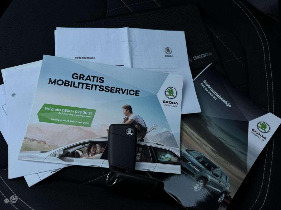 Grey Skoda Karoq 2021 in Vilnius, with an engine capacity of 1.50 L and mileage of 200 thousand km for 18990 €, photo 37 on AUTOMOTO.COM.LV