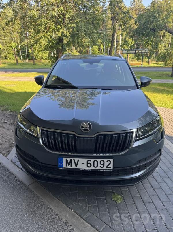 Pelēks Skoda Karoq 2021 Jūrmala, ar dzinēja tilpumu 2.00 L un nobraukumu 108 tūkst. km par 19400 €, foto 1 vietnē AUTOMOTO.COM.LV