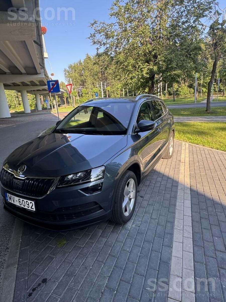 Pelēks Skoda Karoq 2021 Jūrmala, ar dzinēja tilpumu 2.00 L un nobraukumu 108 tūkst. km par 19400 €, foto 3 vietnē AUTOMOTO.COM.LV