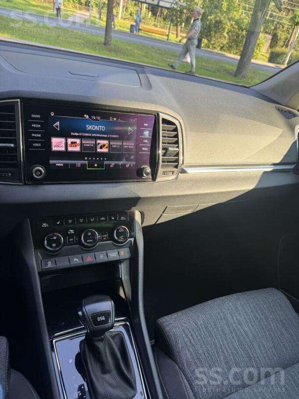 Pelēks Skoda Karoq 2021 Jūrmala, ar dzinēja tilpumu 2.00 L un nobraukumu 108 tūkst. km par 19400 €, foto 7 vietnē AUTOMOTO.COM.LV