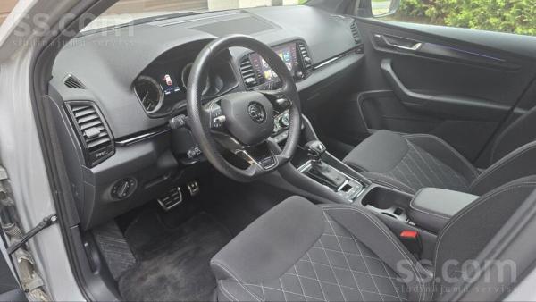 Skoda Karoq 2021 Rīga vietnē Pelēks Skoda Karoq 2021 Rīga, ar dzinēja tilpumu 2.00 L un nobraukumu 64 tūkst. km par 21000 €, foto 8 vietnē AUTOMOTO.COM.LV